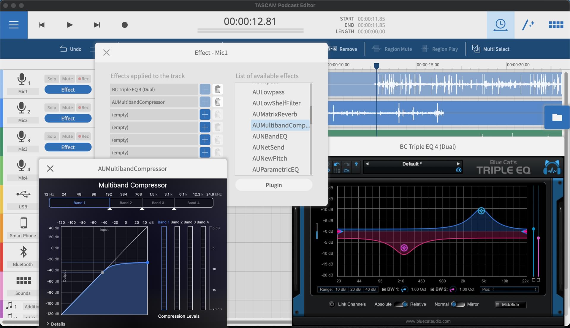 Tascam Tascam Podcast Editor Simple Audio Editor For Podcast Creation